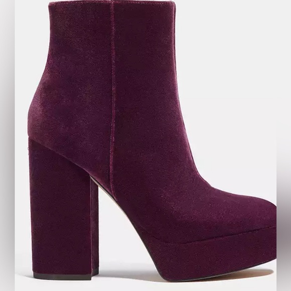 Coach | Shoes | Coach Iona Bootie New New No Box No Tag Color Deep ...